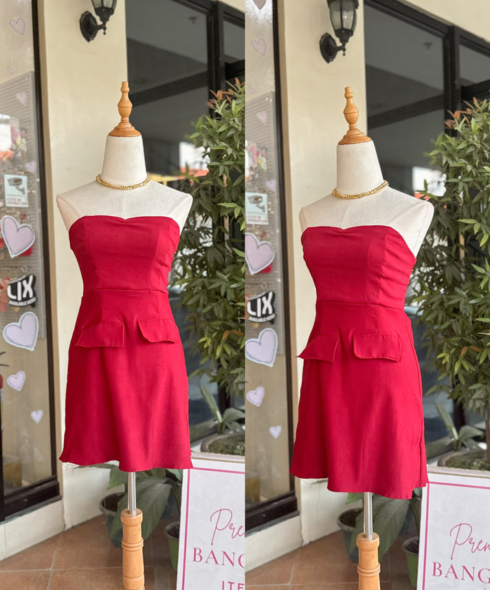 Red Tube Dress – Pocketful of Sunshine